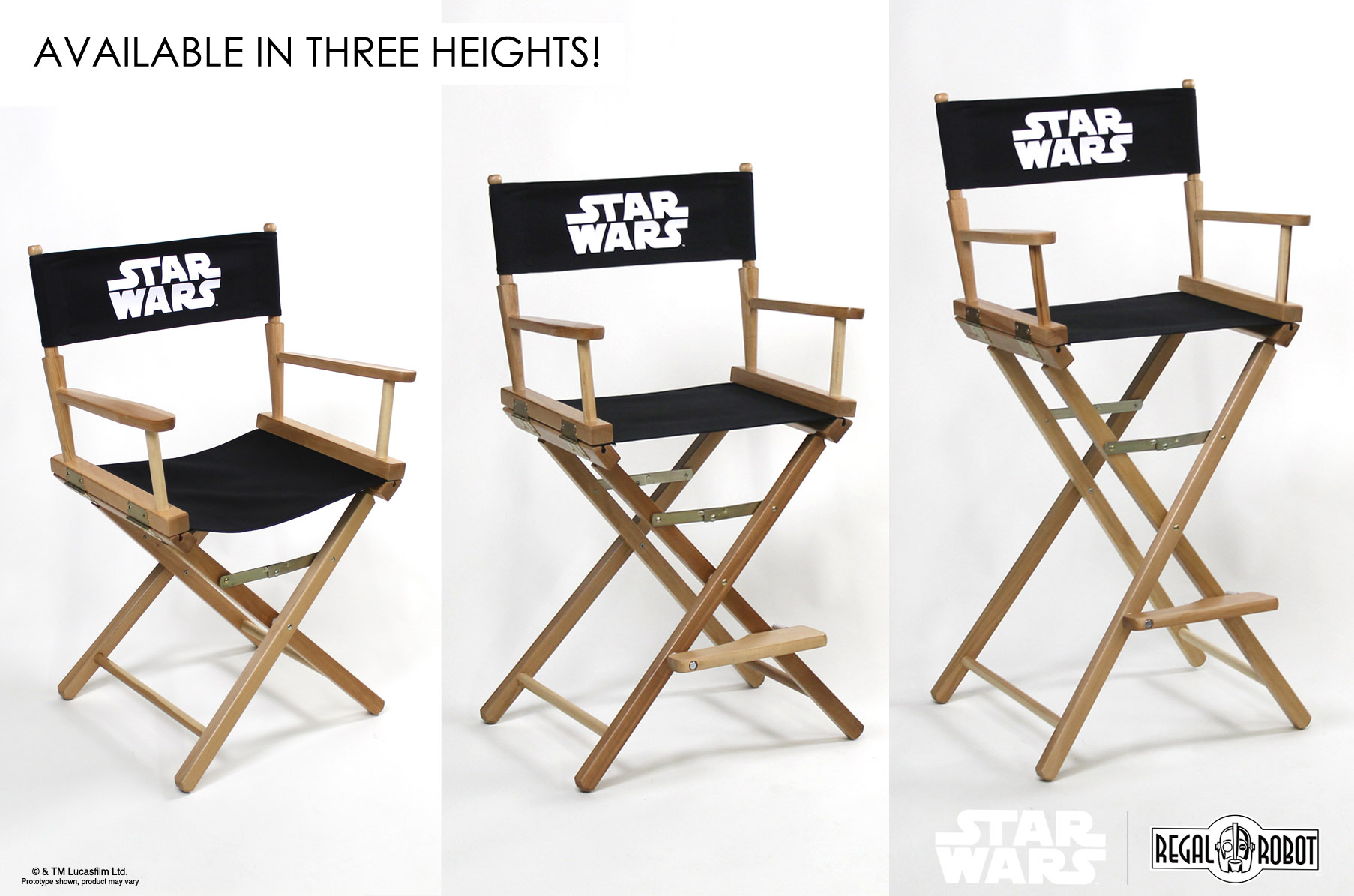 Now Shipping! Official Star Wars™ Directors Chairs! – Regal Robot