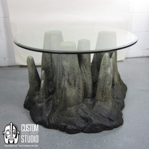 Stalagtable - Hand Made Faux Rock Coffee Table or Side Table - Regal Robot