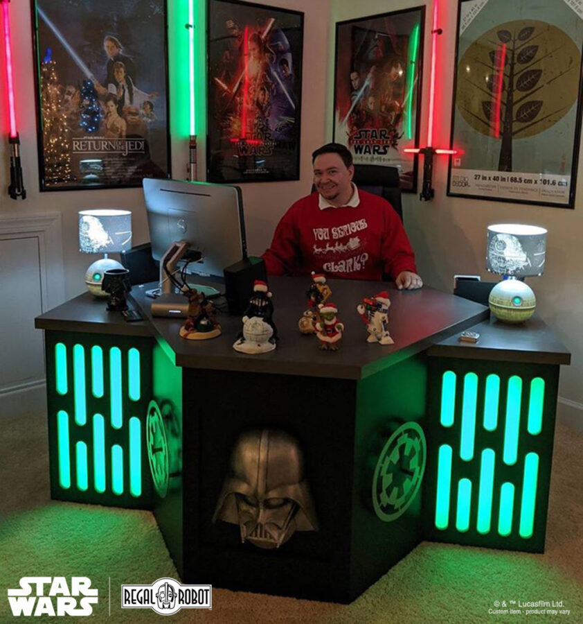 Spotlight Interview – Custom Star Wars™ Imperial-Themed Desk – Regal Robot