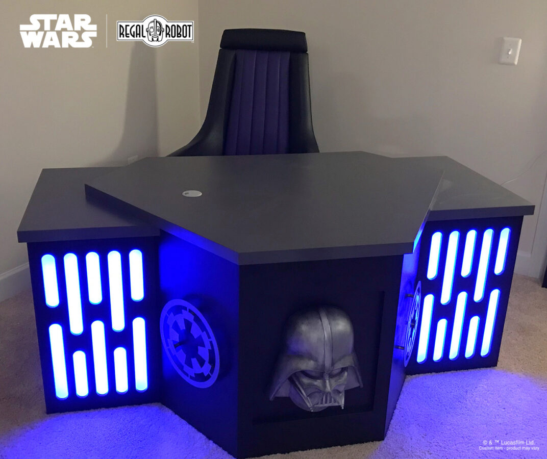 Spotlight Interview – Custom Star Wars™ Imperial-Themed Desk – Regal Robot
